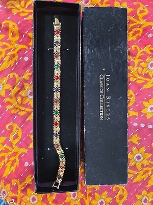 JOAN RIVERS Classic Collection Multi-Colored Bracelet NEVER WORN!! In ...