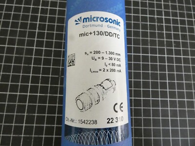 Microsonic Ultraschallsensor mic+130/DD/TC | eBay.de