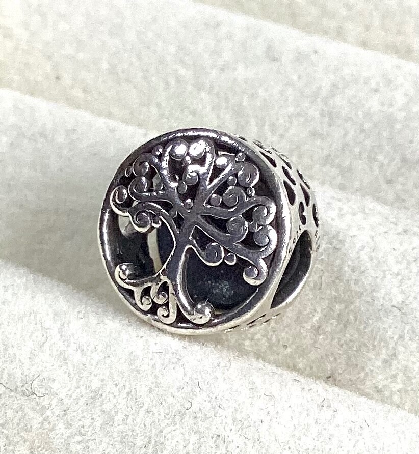 Pandora Family Tree Silver Charm VGC s925 ALE Gift Where Love Grows ...