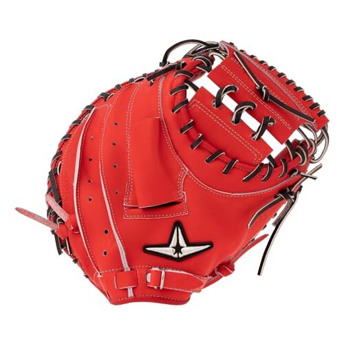 New ALL-STAR ASJ-R21 D-Orange Soft Catcher Mitt Mid-Size Closed-Back ...