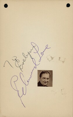 Vintage Edmund Lowe Autograph - 1941 | eBay