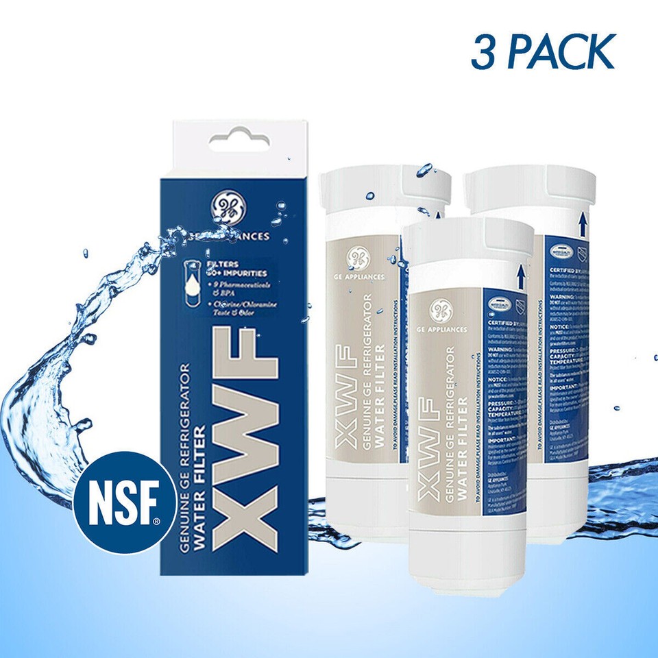 1/2/3/4 PACK GE XWF Replace XWF Appliances Refrigerator Water Filter ...