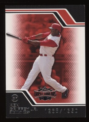 2008 Ken Griffey Jr. Topps Triple Threads Red #1288/1350 *NICE* Invest ...