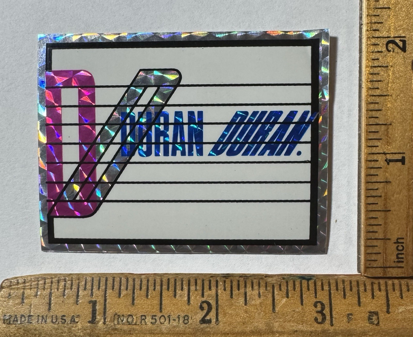 Vintage 1980s Duran Duran Prism Decal Sticker Prismatic Vending Pop ...
