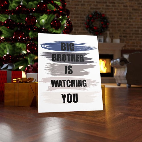 Inspirational Wall Art Big Brother Is Watching You Wall Art Motivation ...