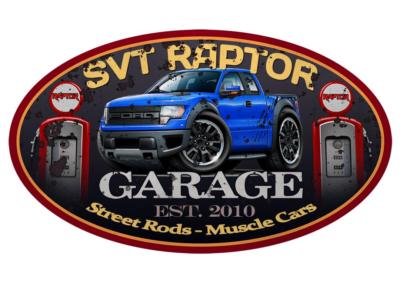 2010-14 Ford SVT Raptor F150 Pickup Truck Garage Sign Wall Art Graphic ...