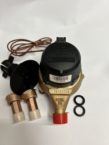 Badger 3/4x3/4 M35 Meter With Ade Register 4 Wheel Gallons. 9 Inches ...