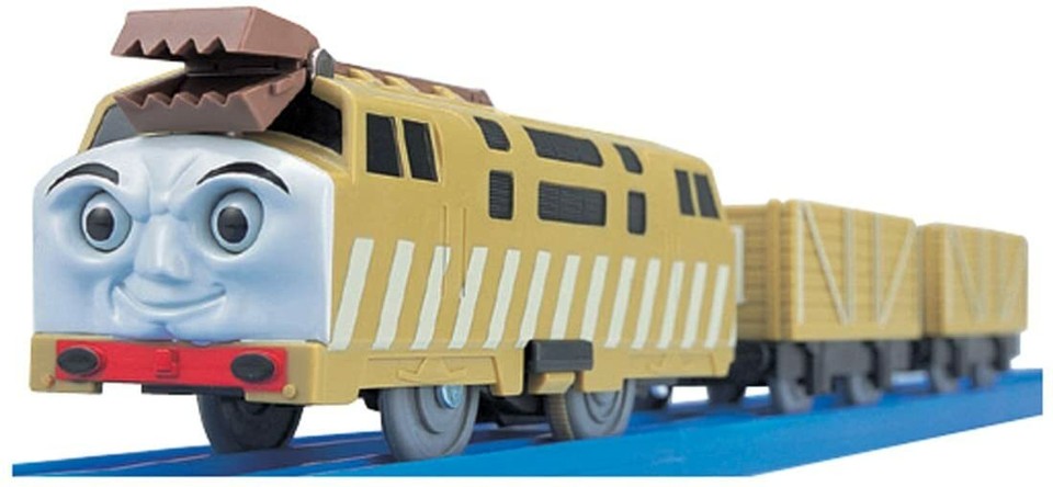 Motorized Thomas 80th Anniversary Gold Oigawa Tomy Plarail Trackmaster ...