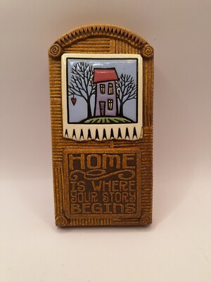 The Potters Shed Wall Plaque Michael Macone "Home..." VTG 2003 | eBay