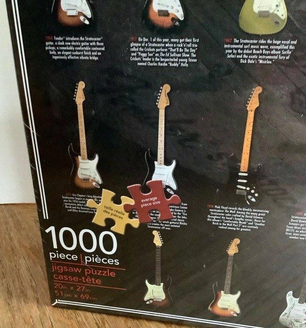 Innovation Fender Inspiration Stratocaster 1000 Jigsaw Guitar Puzzle ...