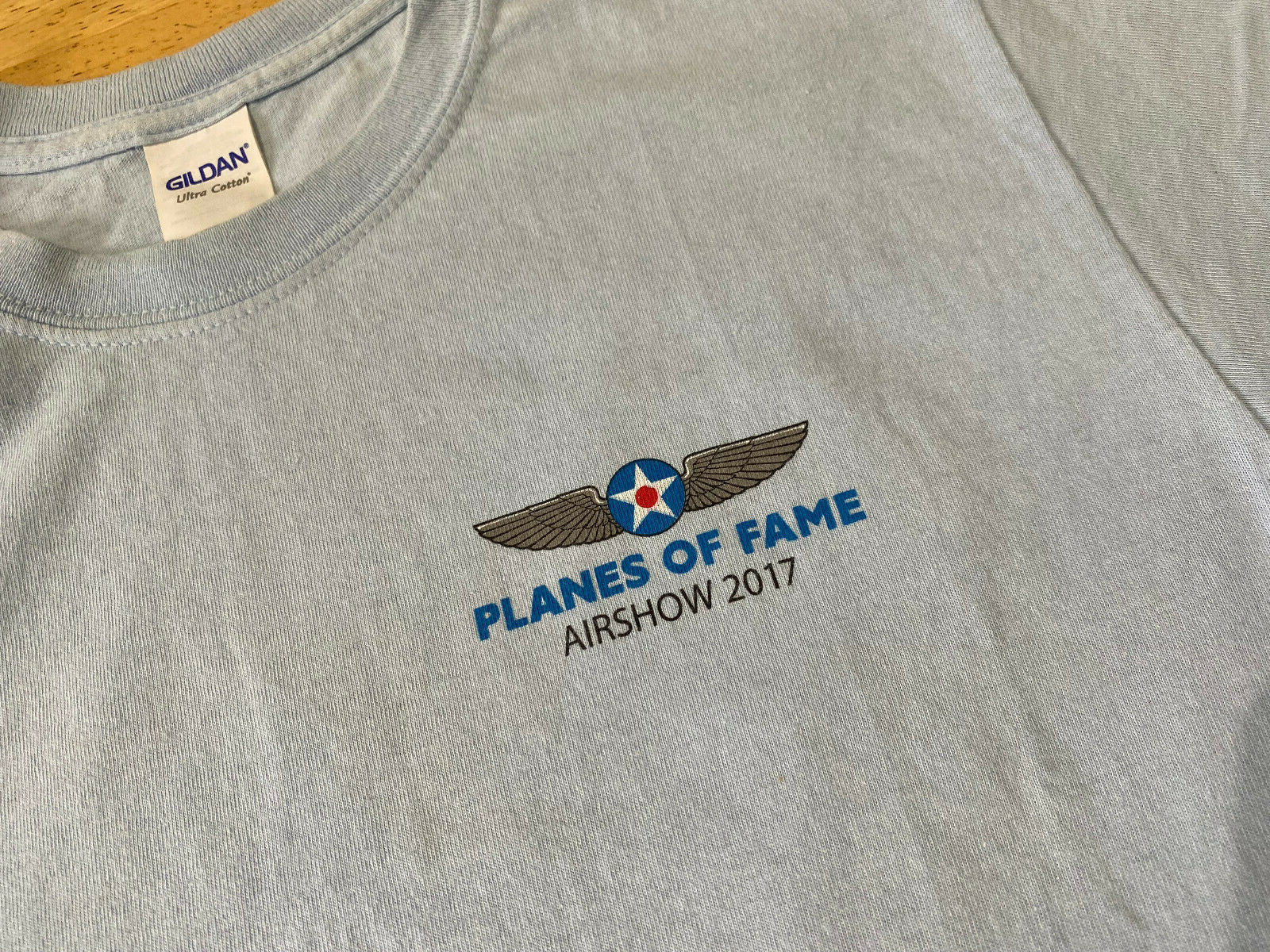 Planes of Fame Chino CA Airport Airshow 2017 BLUE Tee… - Gem