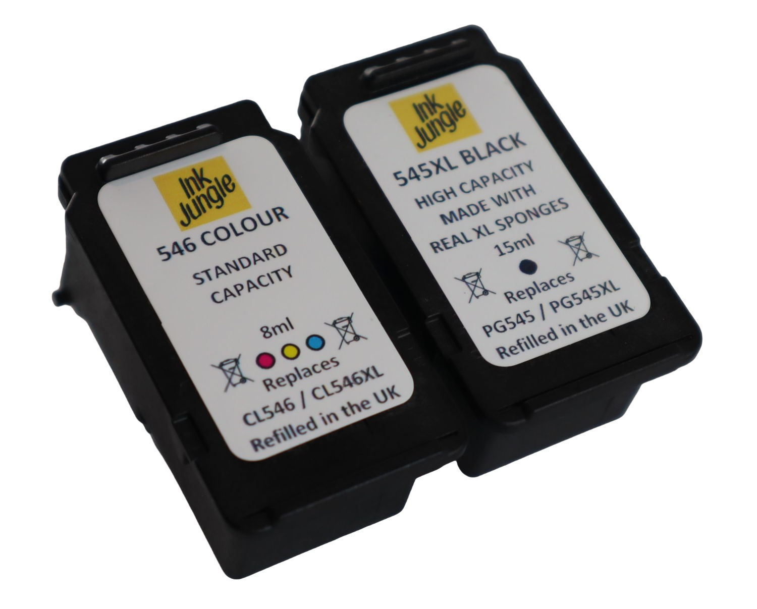 PG545 CL546 Black Colour Ink Cartridges For Canon PIXMA TS3351 TS3352 ...