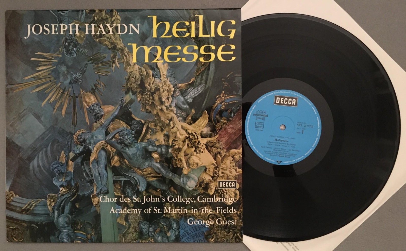 K603 Haydn Heiligmesse Partridge Minty Guest DECCA SXL 21 172-B Stereo ...