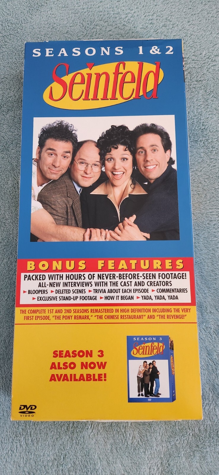 Seinfeld - Seasons 1 and 2 (DVD, 4-Disc Set) Jerry Seinfeld, Julia ...