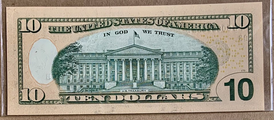 NEW UNCIRCULATED $10 TEN DOLLAR BILL, Fancy Number’s TRIPLE ZERO’S ...