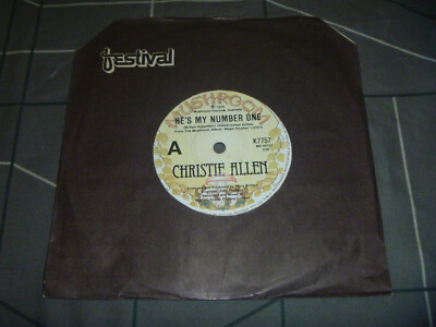 Christie Allen ‎– He's My Number One Original 1979 Aust 7" vinyl | eBay ...
