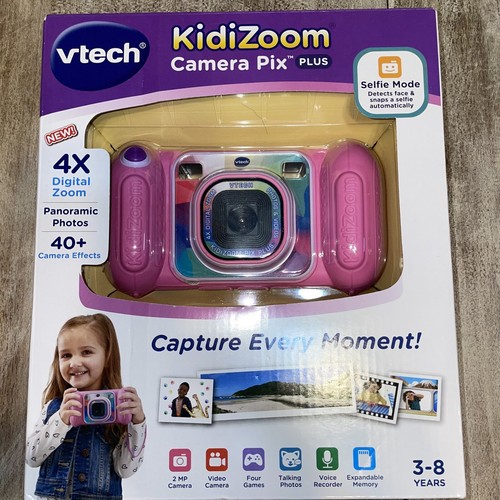 VTech KidiZoom Camera Pix Plus Pink 2MP Camera With/ 4x Digital | eBay