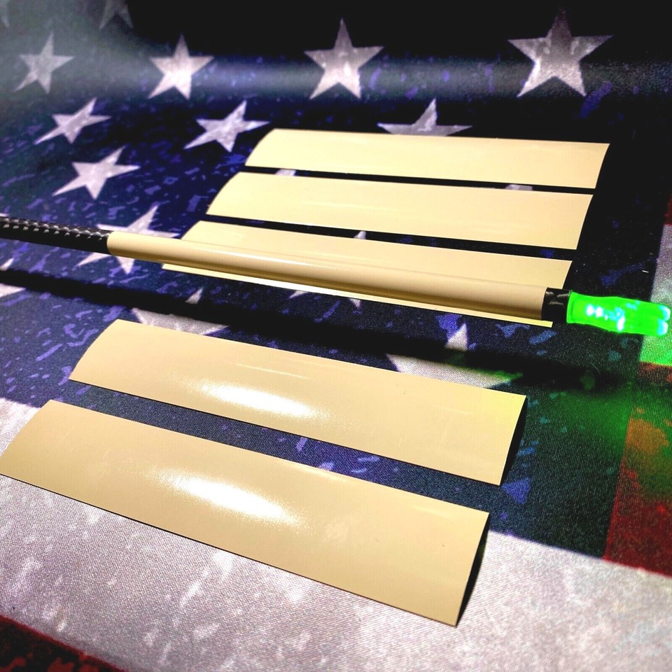 3 Arrows Archery - Arrow Wraps - TAN COLOR. 15 pack (Multi Size) Made ...