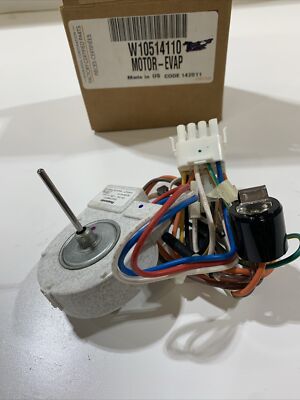 New OEM Genuine Whirlpool Evaporator Motor W10514110 (B2) | eBay