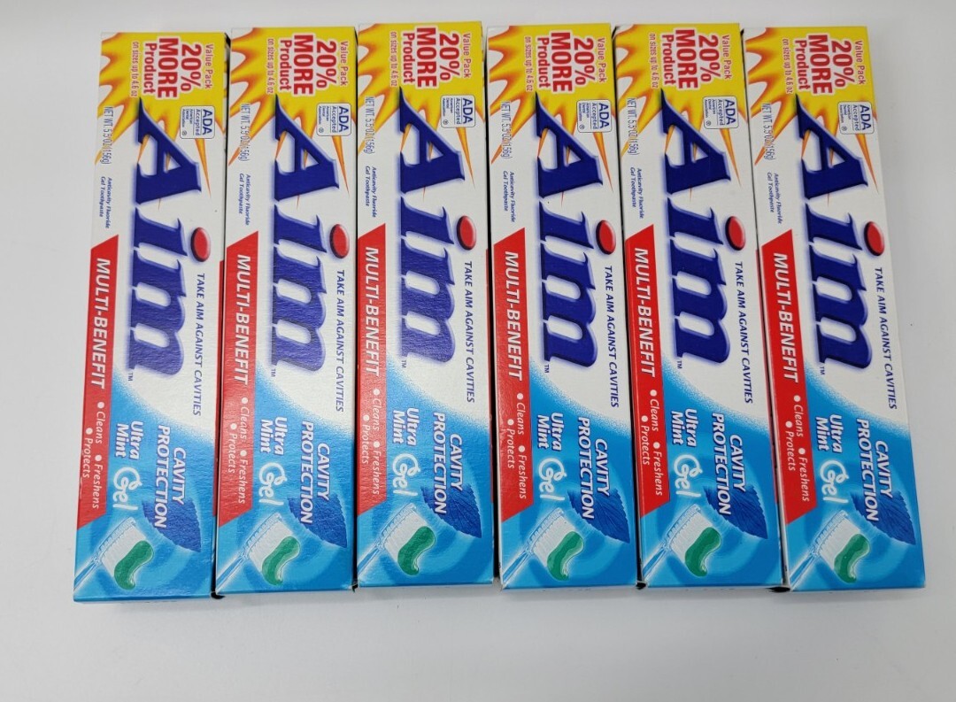 Aim Toothpaste Logo 3 Gum Vend Machine Prize Aim Colga Crest