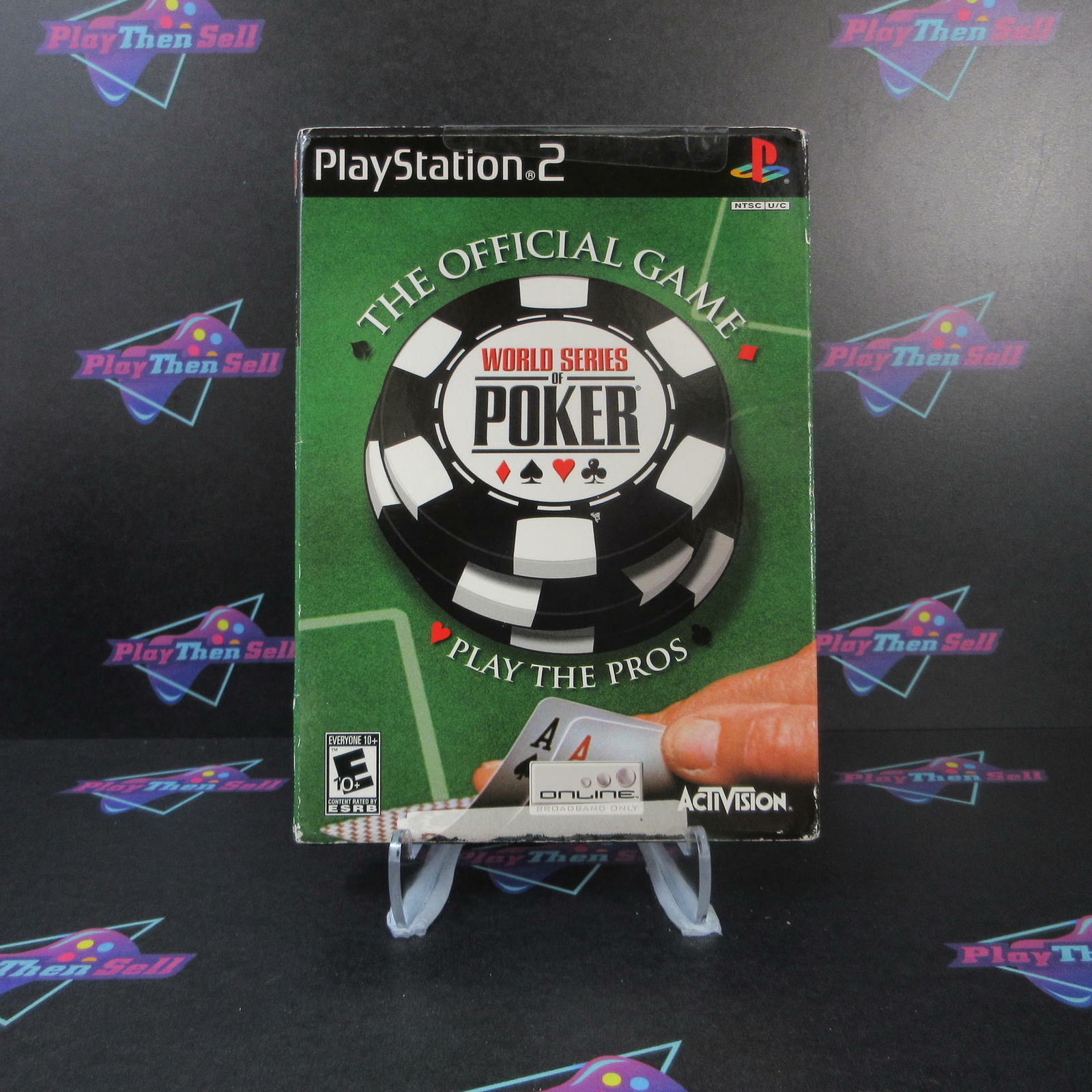World Series of Poker PS2 PlayStation 2 + Sleeve / Reg Card - Complete ...