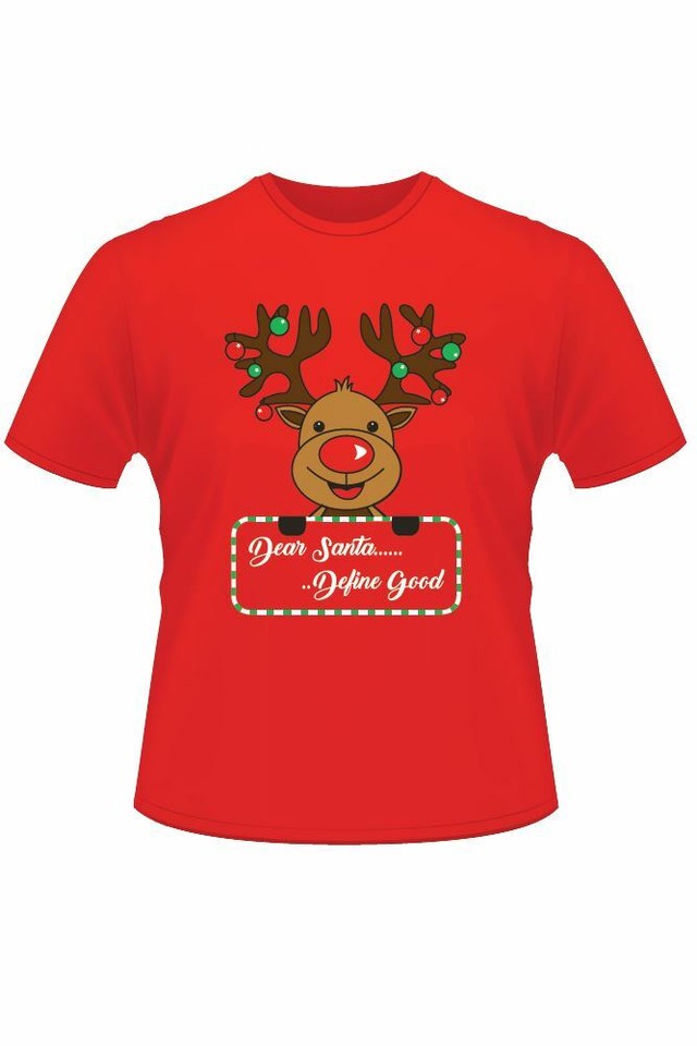 Xmas T Shirt Christmas T-Shirts Unisex Mens Women Funny Novelty Top ...