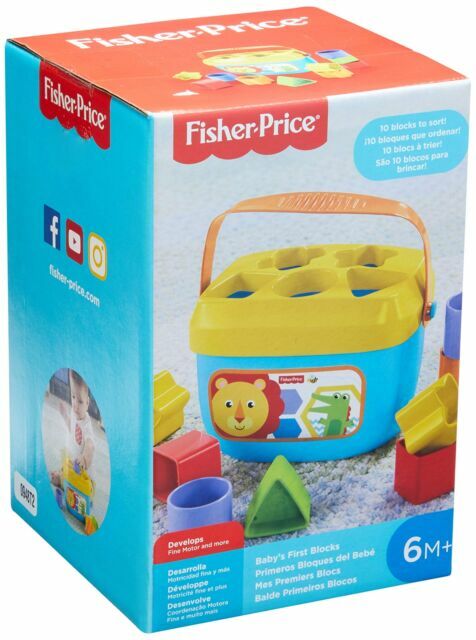Fisher-Price Baby's First Blocks - Set of 10 Blocks - 6M+ 716987287975| eBay