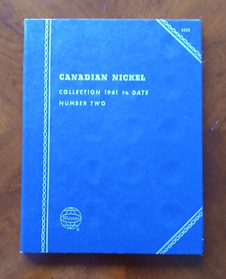 1961 to Date Canadian Nickel Collecting Book Whitman New | eBay