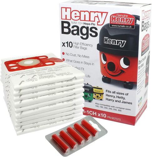 Avern Genuine Numatic Hepa-Flo Hoover Bags Henry Hetty NRV Vacuum ...