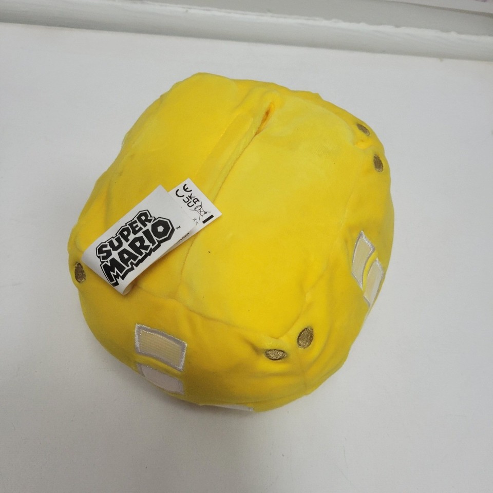 Super Mario 6" Coin Block Sound Box Stuffed Plush Toy Dings When ...