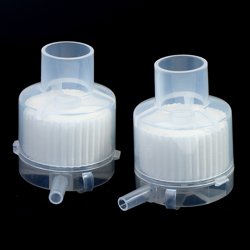 2pcs Disposable Steriled Heat Moisture Exchangers Tracheostomy Trach ...