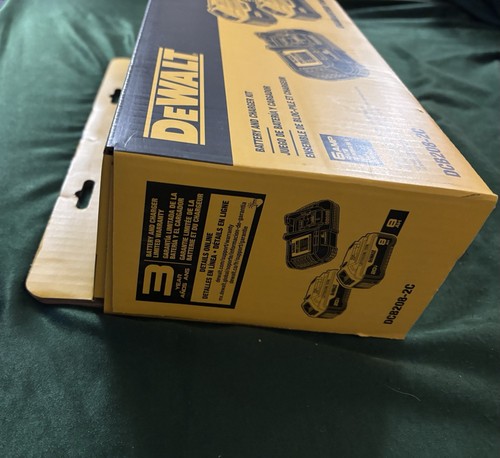 DEWALT DCB208-2C 20v max 8ah 2-pack Batteries and 6amp Rapid Charger | eBay