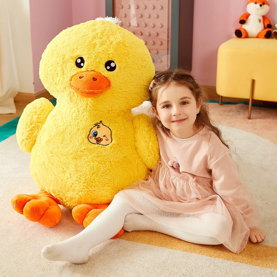 Large Duck Stuffed Animals Giant Soft Plush Toy,19" Cute Huge Jumbo ...