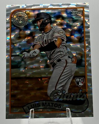 Luis Matos 2024 Topps Series 1 1989 Foil Mega Box Card Rookie RC SF ...