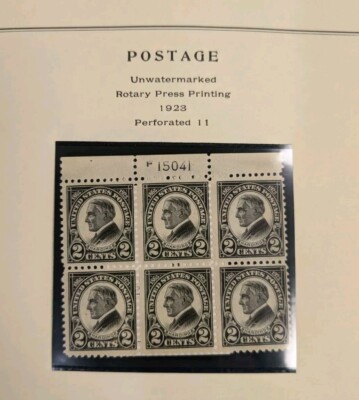 Block Of Harding 2c Stamps 1923 | eBay