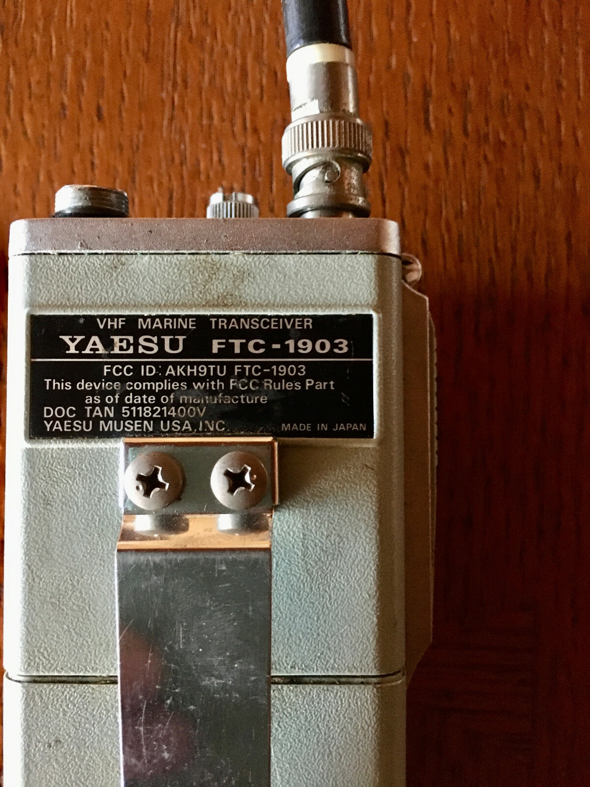 Yaesu Musen FTC-1903 Vintage VHF Marine Transceiver | eBay