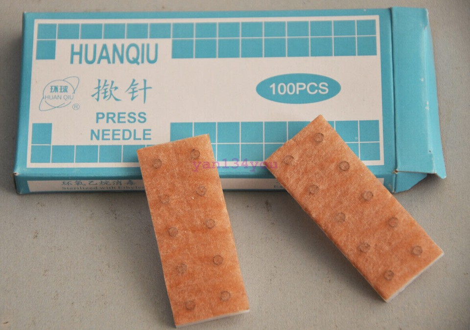 Huanqiu Acupuncture intradermal Tack Ear Press Needles 100 pcs/box | eBay