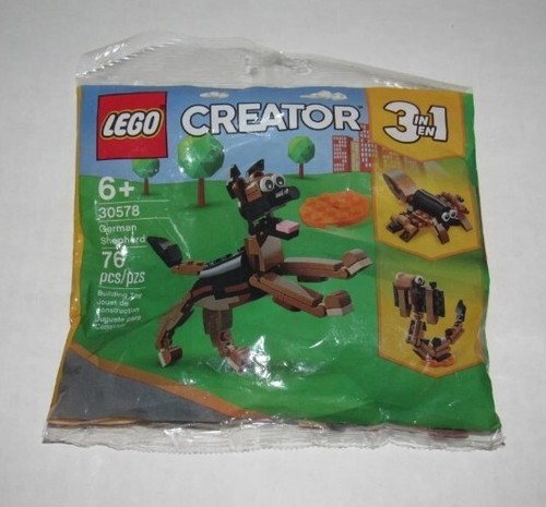 NEW LEGO 30578 German Shepherd 3 In 1 ( 76 Pieces) Dog Spider Snake | eBay
