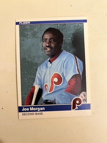 1984 Fleer - Joe Morgan #43 - Philadelphia Phillies HOF | eBay