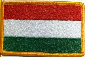 HUNGARY Flag Patch with VELCRO® brand fastener Military Tactical Gold Emblem #7 | eBay