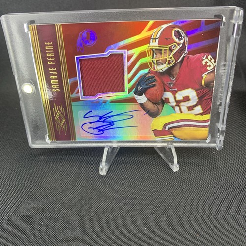 2017 Phoenix Rookie Jersey Auto Samaje Perine Oklahoma Redskins RB #'d ...