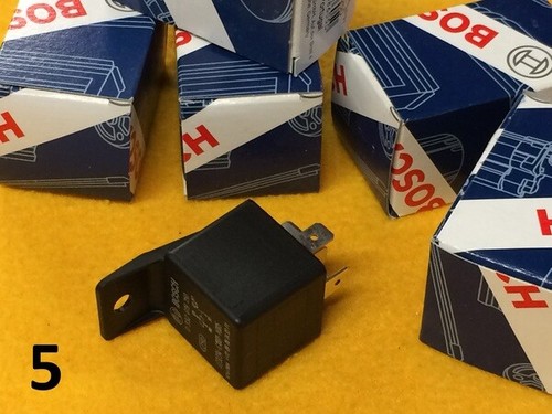 30 Amp 12V Auto relays x 5 mini 5 pin N/O contacts Bosch 0332019150 | eBay