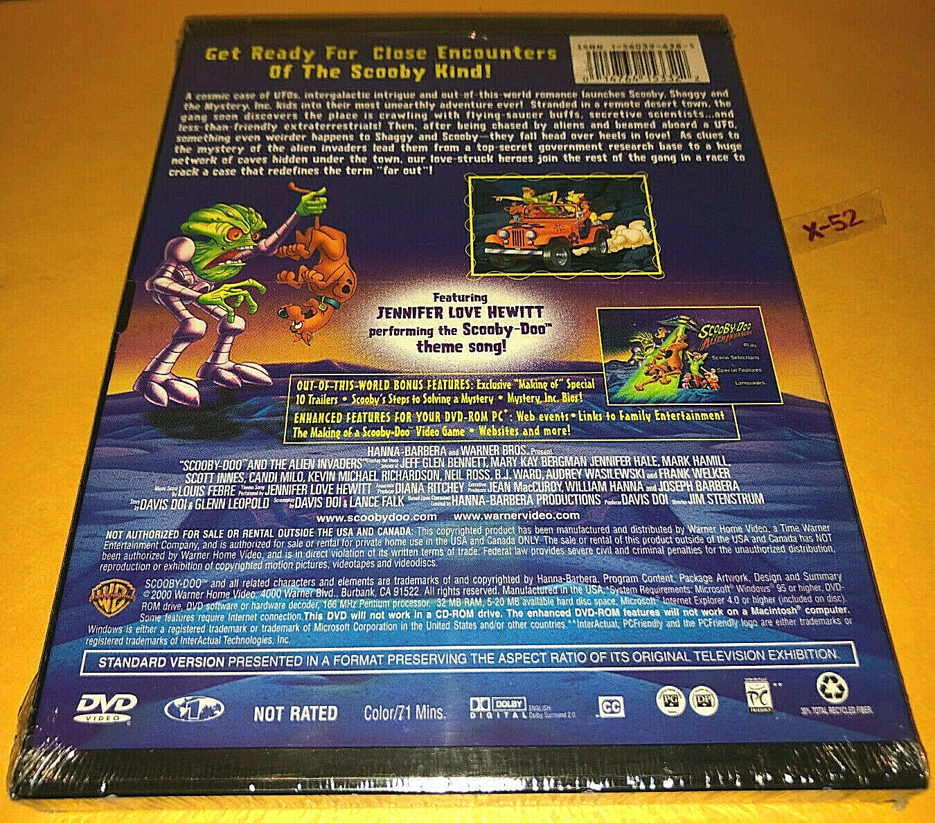 Scooby Doo and Alien Invaders DVD Mark | Grelly USA