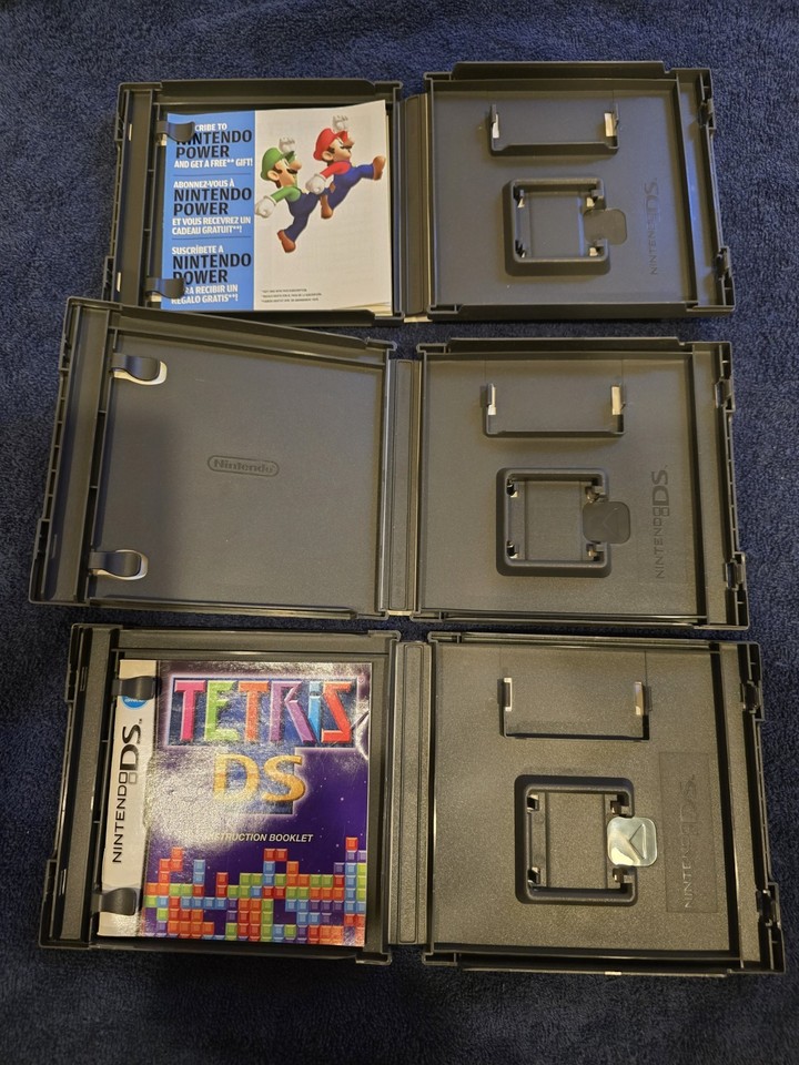 Nintendo DS Game Cases, Super Mario 64, Superario Bros, Tetris, Cases ...