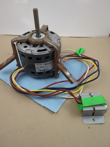 GENTEQ 5KCP39HG S599 S, 1/3 HP HVAC BLOWER MOTOR 1075 RPM 4 SPEEDS 115 ...