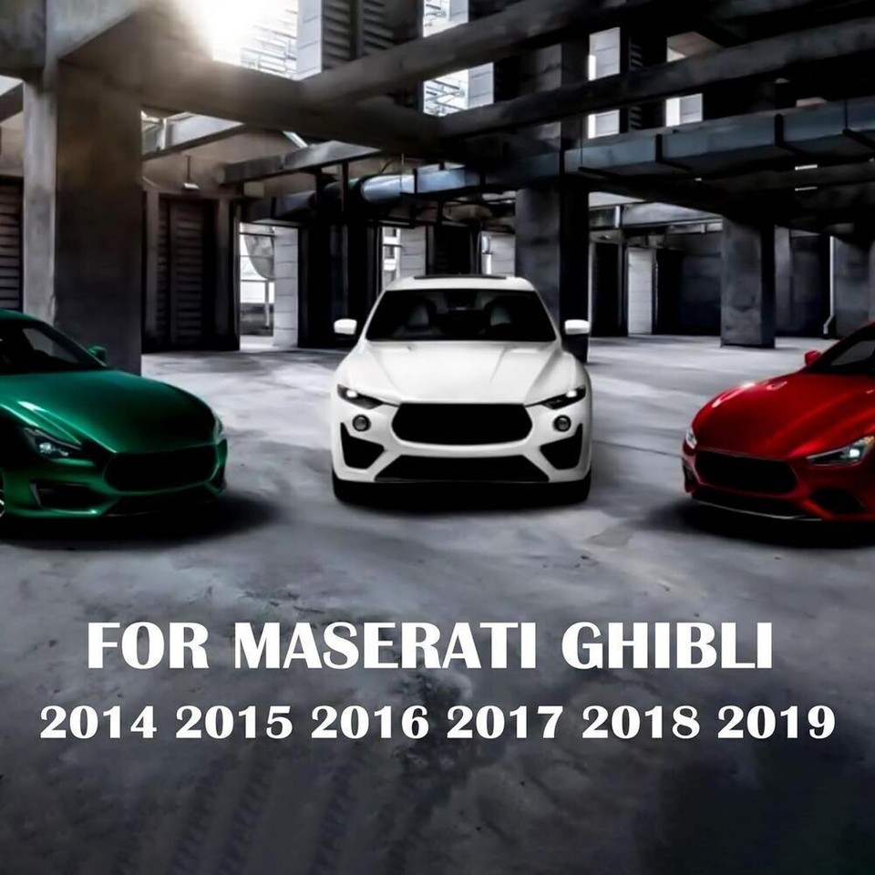 For Maserati Ghibli 2014-22 Italian Flag Color Front Bumper Grille ...