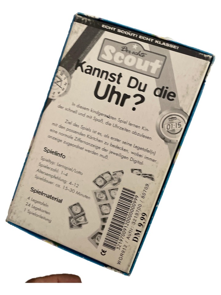 Scout Impariamo l'Ora Gioco Educativo Bambini dai 4 Anni | eBay UK