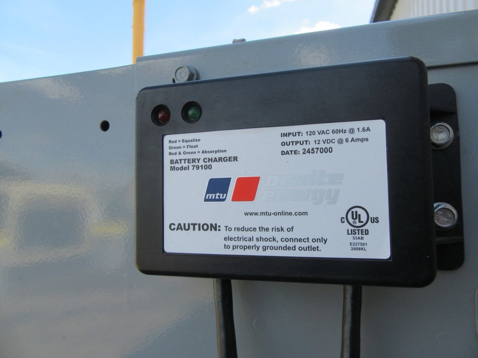 2015 30 KW DIESEL GENERATOR MTU JOHN DEERE 120/240 VOLT SINGLE PH 113 ...