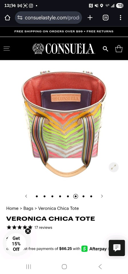 Consuela Veronica Chica Tote Bag Embroidered Zebra. New With Tags. Retail 265 | eBay