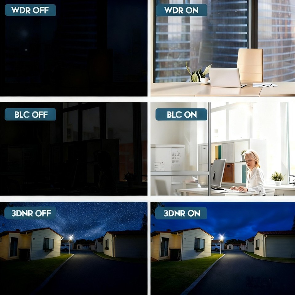 Vikylin 8CH 8POE Home CCTV Security Systems 4K 8MP IR30M IP Camera ...